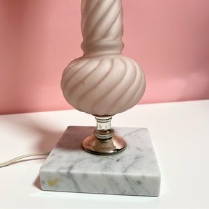 Vintage | Accents | Vintage Pastel Retro Art Deco Pink Twist Marble ...